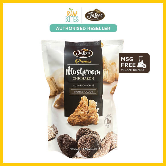 Ja Lees Truffle Mushroom Chicharon 75g (No MSG, Vegan) — Raw Bites