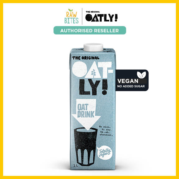 Oatly Original Oat Milk 1L (No Added Sugar, Vegan) — Raw Bites