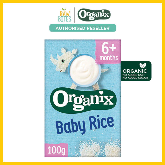 Organix Baby Rice 100g [6 mos+] (Organic, No Added Sugar) — Raw Bites