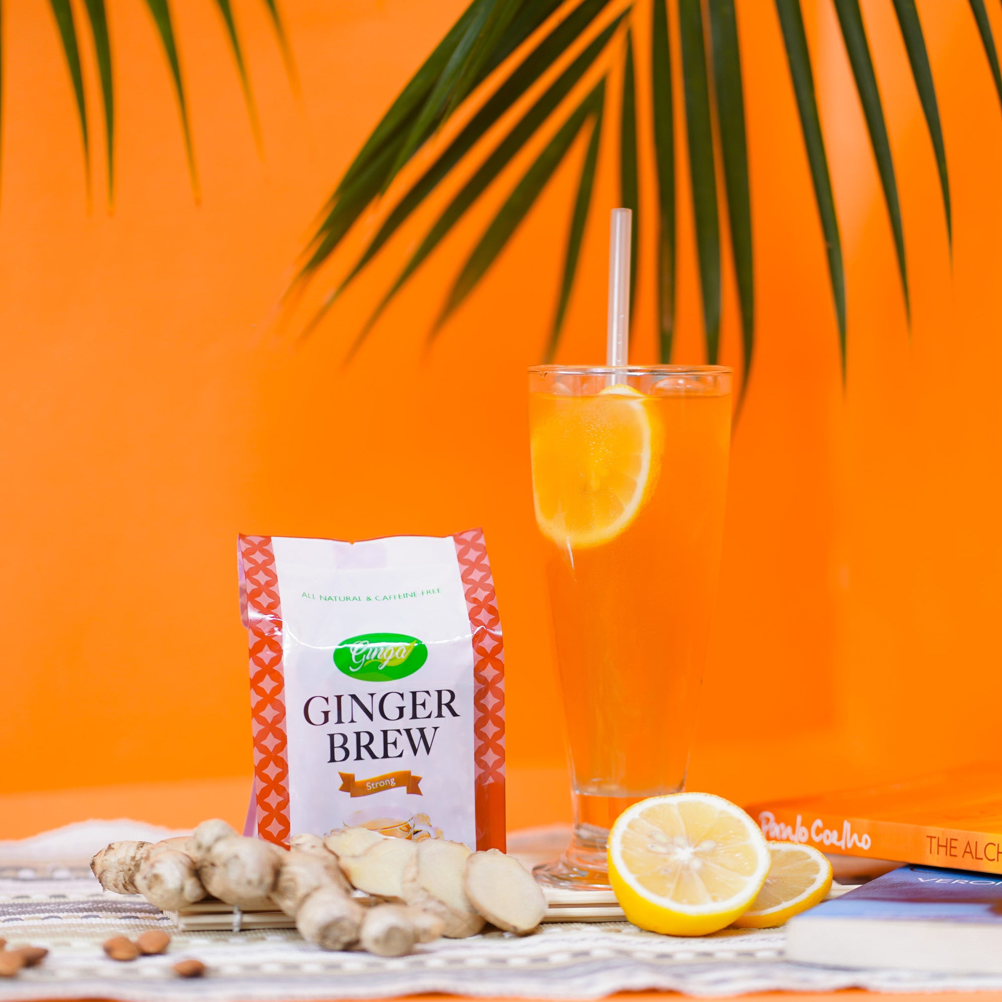 Ginga Ginger Brew Salabat Strong 120g [12 x 10g] (All Natural, Caffein ...