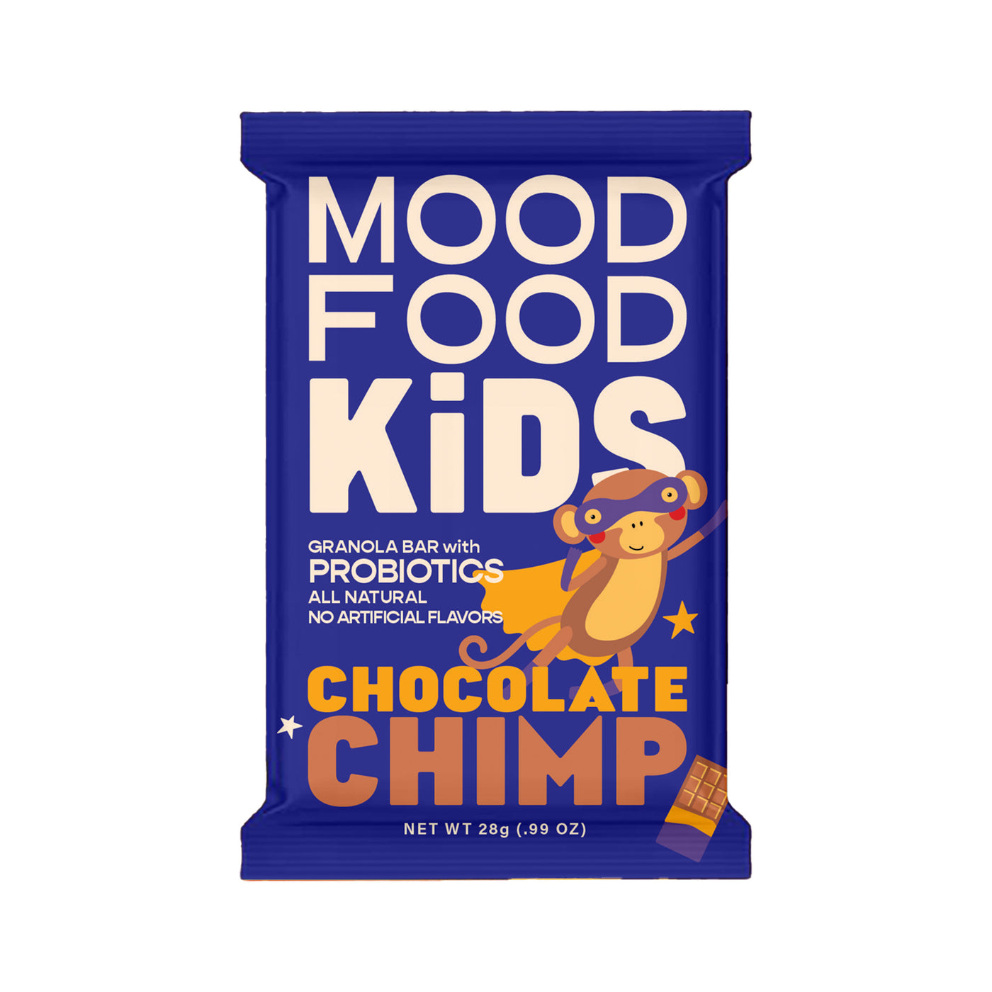 Mood Food Kids Chocolate Chimp [4 x 28g] (All Natural, No Refined Suga ...