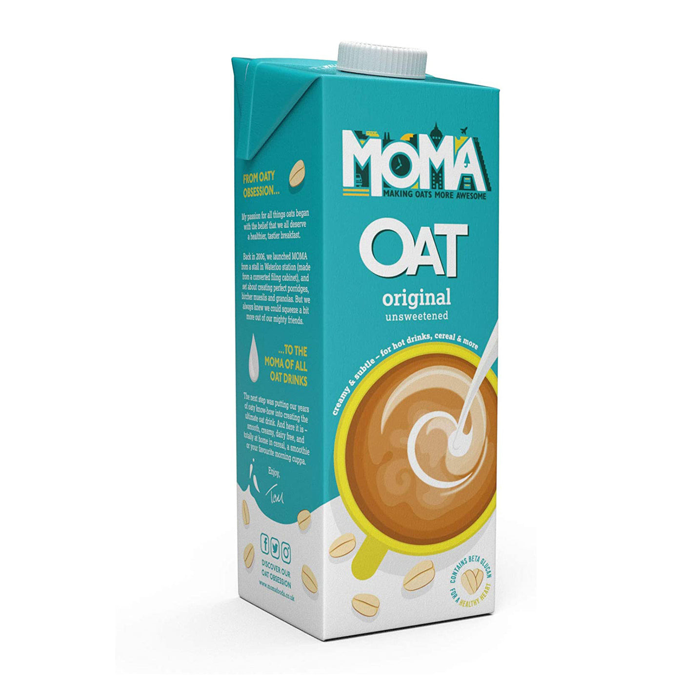 MOMA Original Oat Milk 1L — Raw Bites